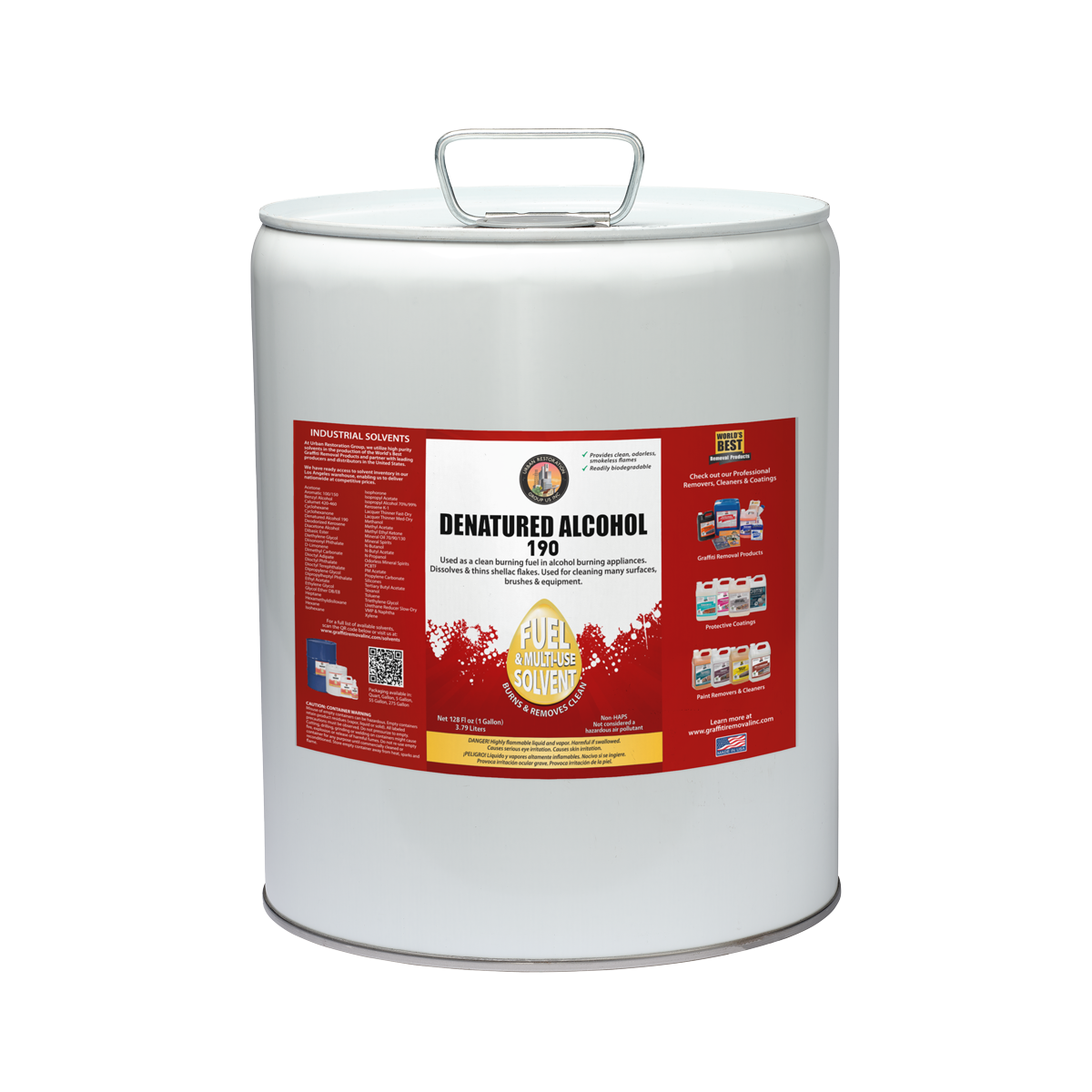 Denatured Alcohol 190 – World's Best Graffiti Removal Products