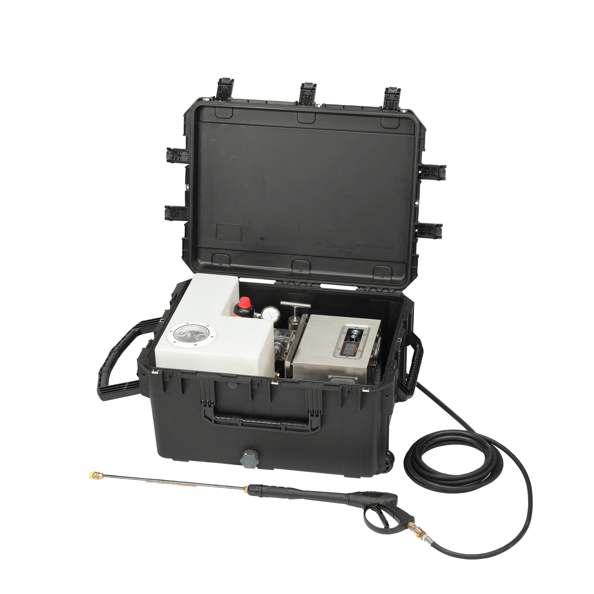 All Battery Electric EcoBlaster Portable Pressure Washer & Water Sourc ...