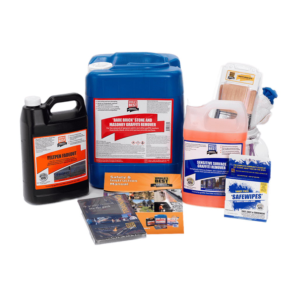 World's Best Graffiti Removal Pro Starter Pack – World's Best Graffiti ...