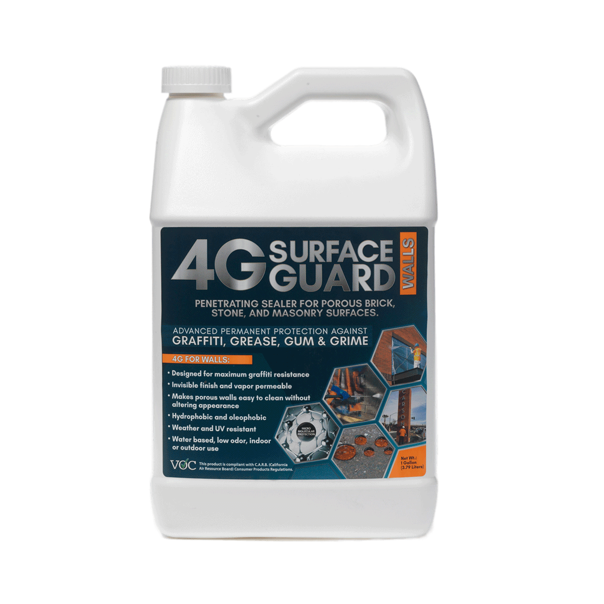 4G Surface Guard: Walls | Penetrating Sealer for Brick, Stone & Masonry ...